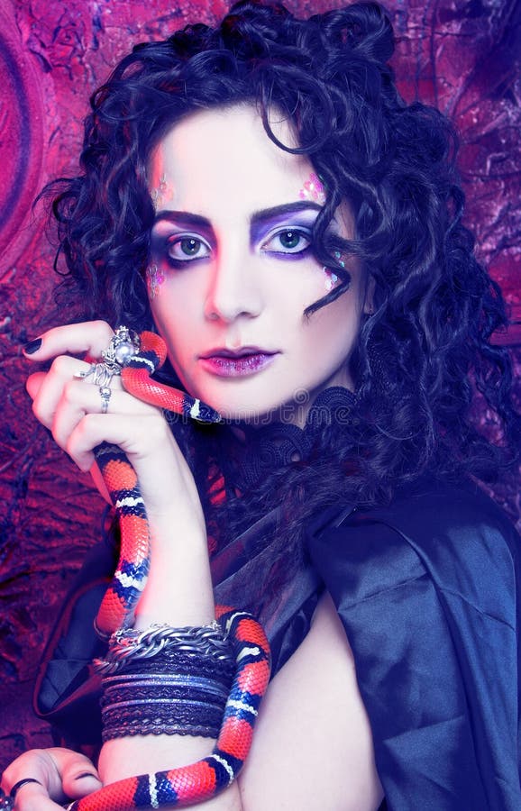 133 Beautiful Gothic Woman Snake Stock Photos - Free & Royalty-Free ...