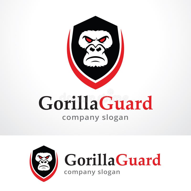 Gorilla Guard Logo Template Design Vector, Emblem, Design Concept ...