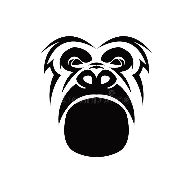 Face Gorilla Logo Stock Illustrations – 6,082 Face Gorilla Logo Stock ...