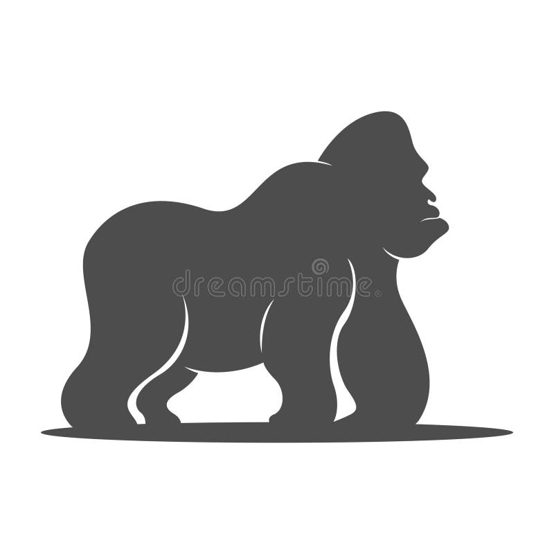 Gorilla logo icon design stock vector. Illustration of design - 270914551