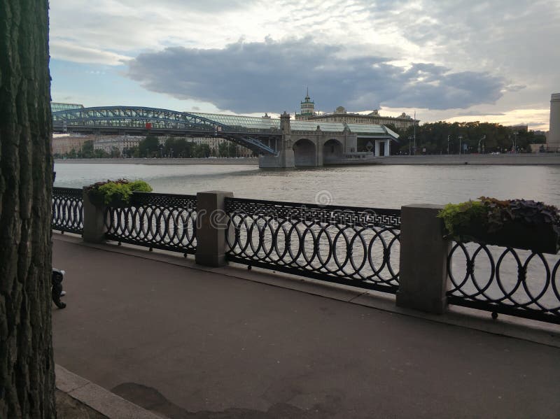 Gorky park in Moscow stock image. Image of moscow, stadium - 220940353