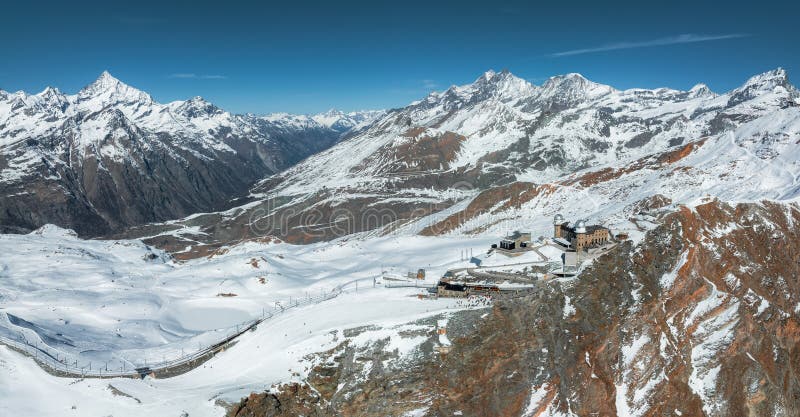 The Gorner Glacier Gornergletscher in Switzerland, Second Largest ...