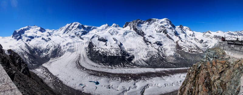 Gorner Glacier stock photo. Image of gorner, alpine - 172693244