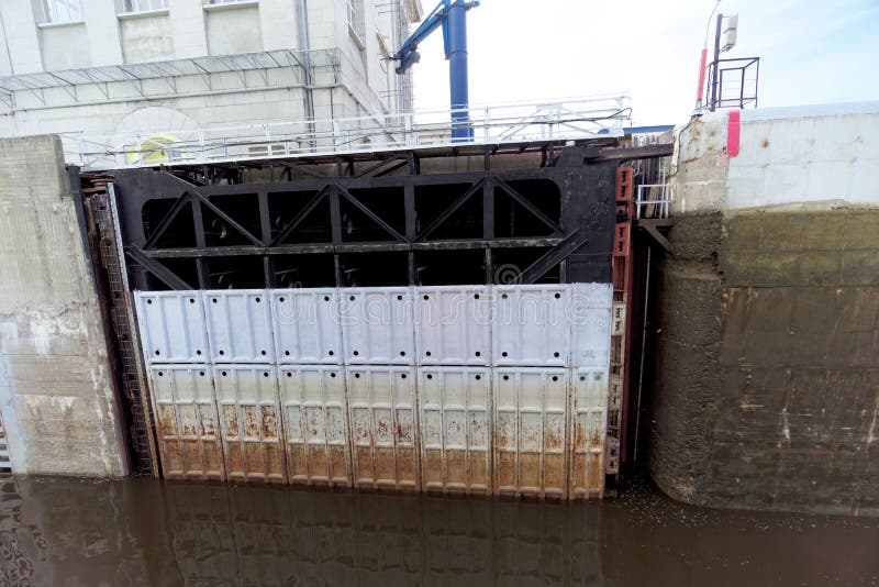 Gorodets, Russia. - June 2.2016. Leaf Gorodetsky Gateway Open Gate ...