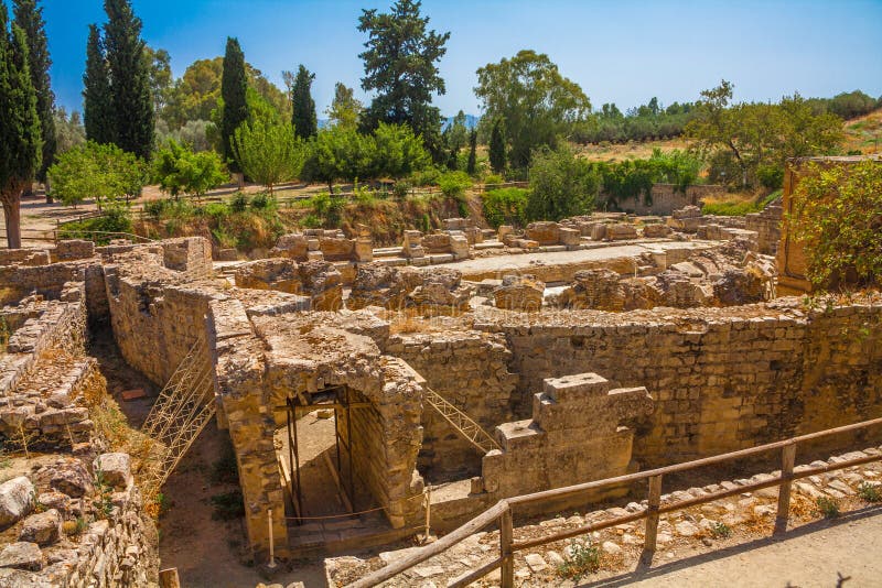 Gortyna - Crete stock image. Image of archaeological - 12254481