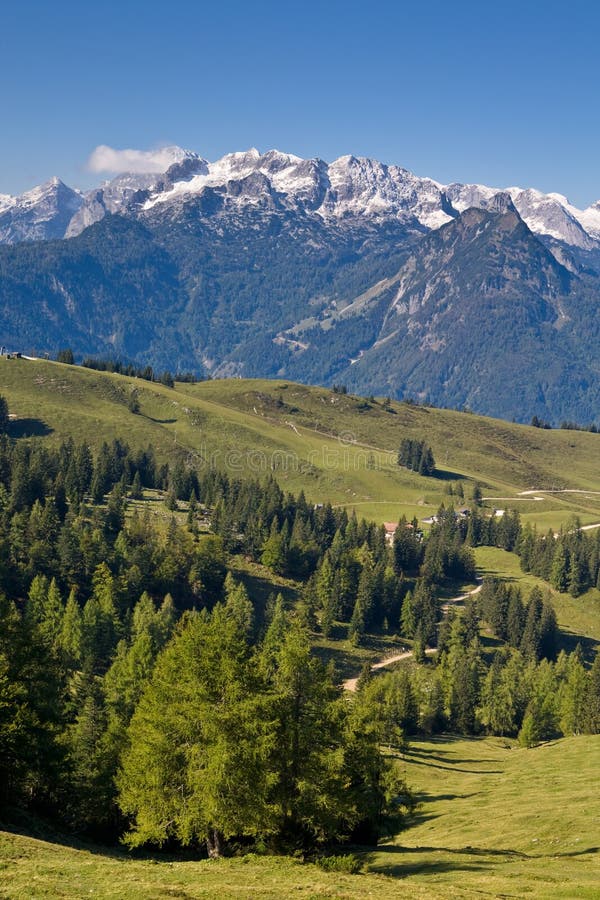 Gosau, Austria stock photo. Image of dawn, beauty, field - 8849330