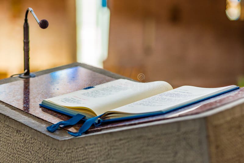 Gospel book stock image. Image of pulpit, open, bible - 71925835