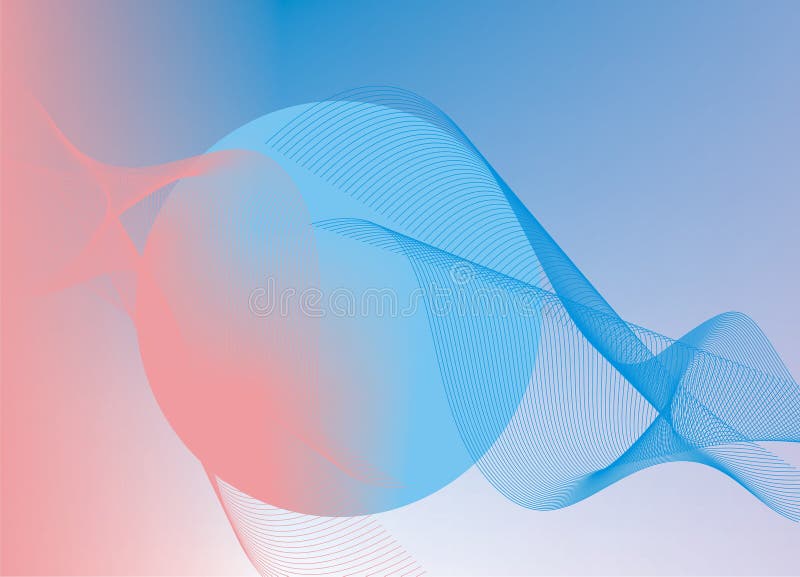 Gossamer Ribbons and Circle Stock Vector - Illustration of gauze ...