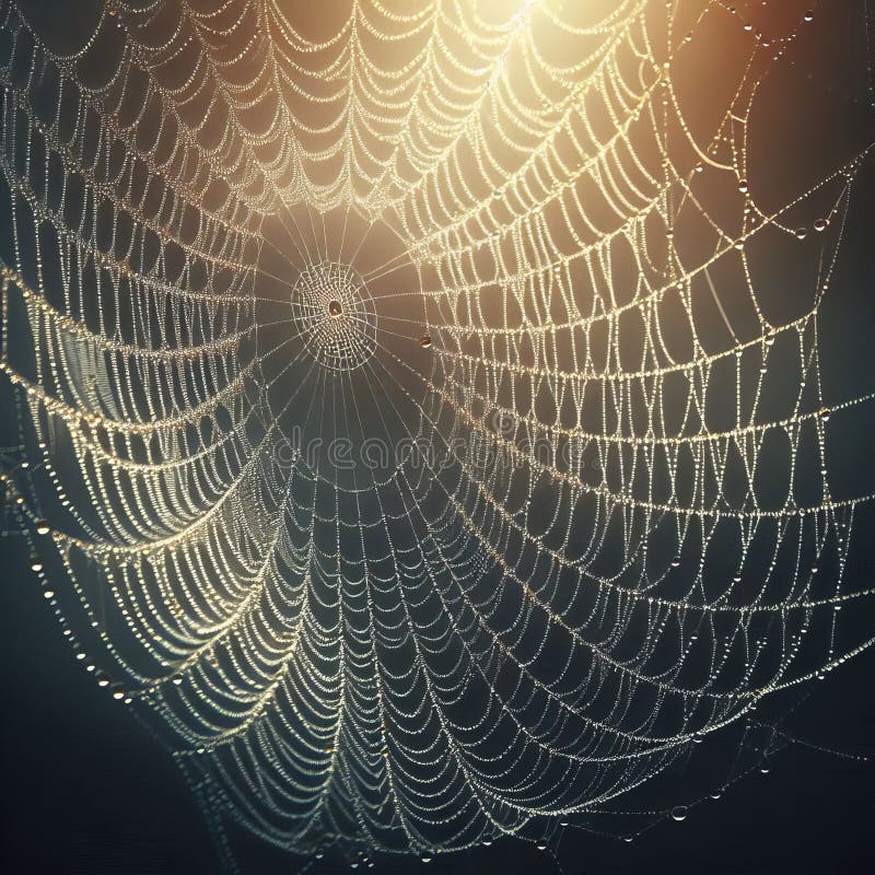 Gossamer Web stock illustration. Illustration of masterpiece - 344605405