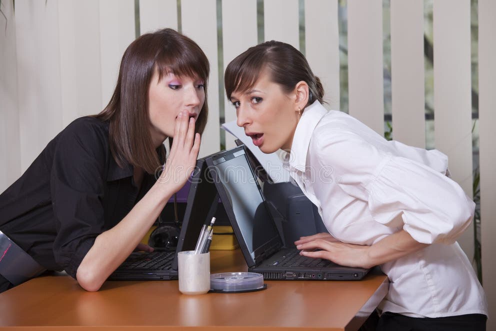 Gossip in office stock image. Image of teamwork, office - 13917229