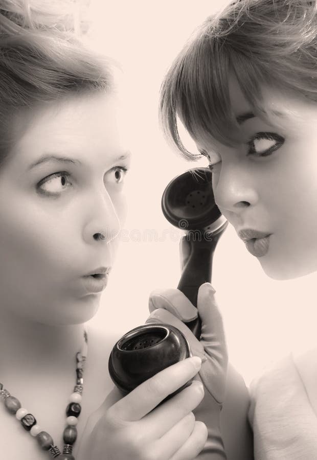 Gossip Queens stock image. Image of couple, attractive - 19727465