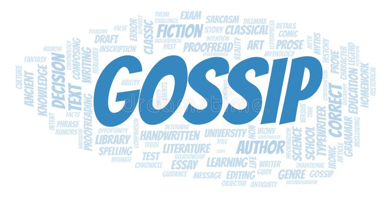 Gossip Word Alphabet Letter on Wooden Background Stock Photo - Image of ...