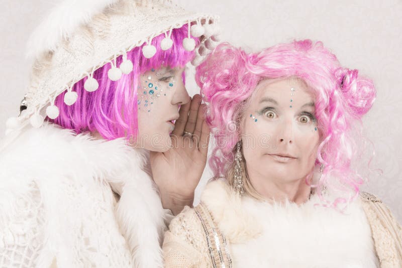 Gossiping Female Characters Stock Image - Image of actress, pale: 66724417