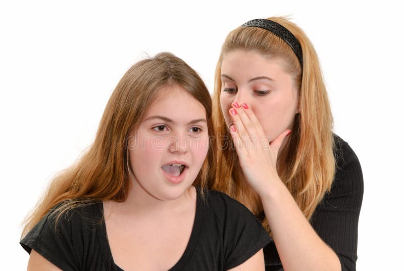 Gossiping Girls stock photo. Image of talking, tween, sisters - 9659794
