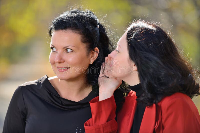 Gossips stock image. Image of beauty, cute, secrecy, hand - 27293235