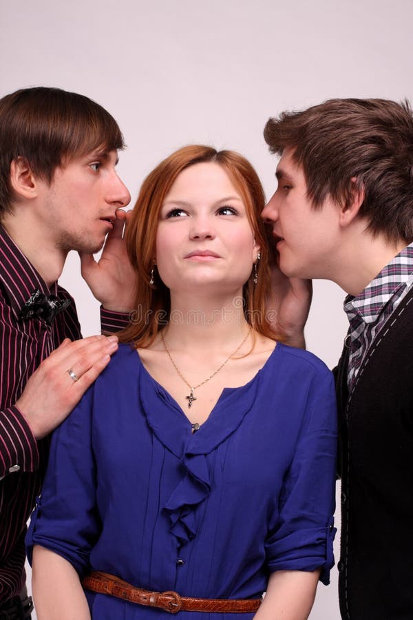 Gossips, Talks and Thinking Stock Image - Image of social, european ...