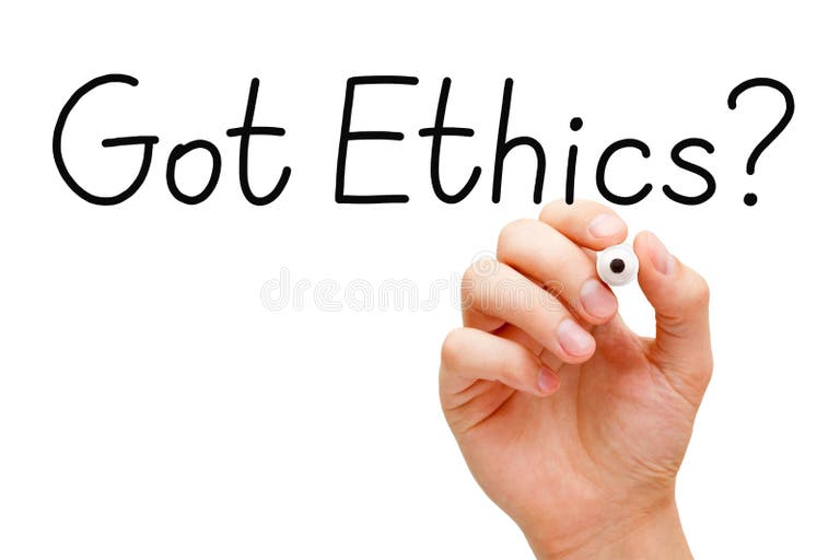 Got Ethics Black Marker stock image. Image of decent - 92603889