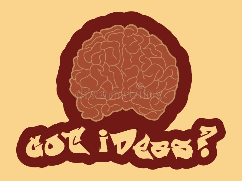 Got ideas stock vector. Illustration of mentality, lobes - 25487136