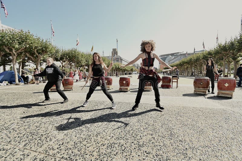 We Got the Power the People Vs Project 2025 San Francisco Drummers Practice 49 Editorial ...