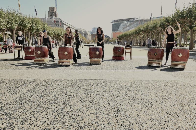 We Got the Power the People Vs Project 2025 San Francisco Drummers Practice 53 Editorial ...