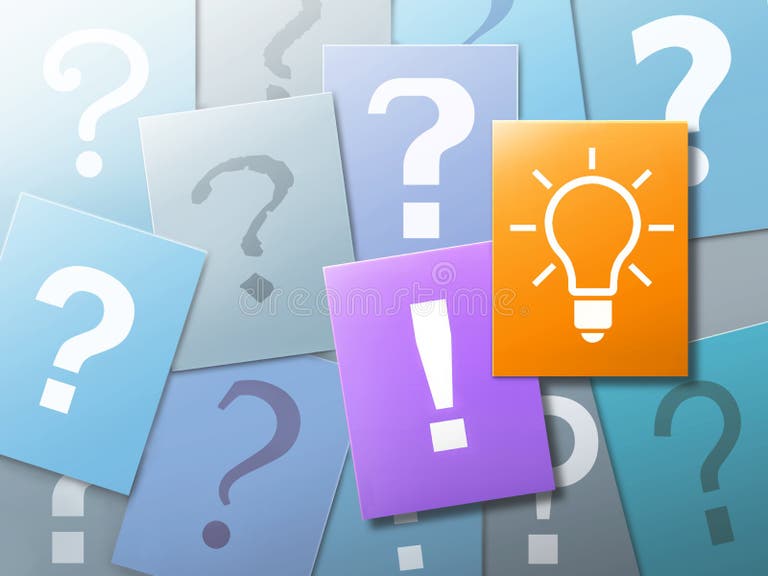 Got the solution stock illustration. Illustration of finding - 65168618