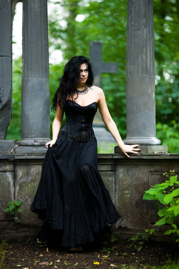 Goth stock image. Image of hair, lonely, extreme, ancient - 13634439
