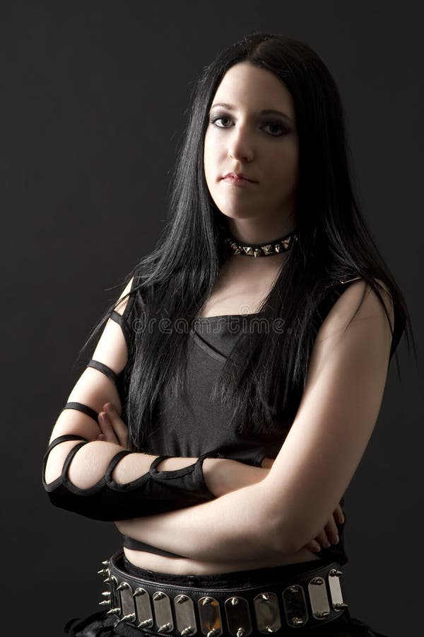 Goth girl stock image. Image of caucasian, youth, beauty - 13682411