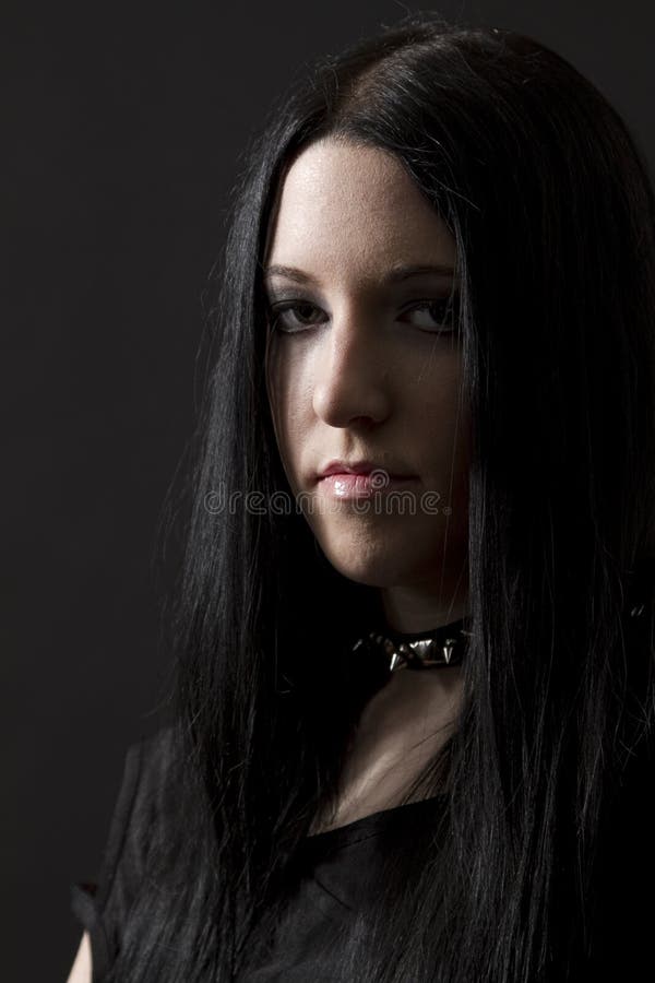 Goth girl stock photo. Image of adolescence, portrait - 14543356