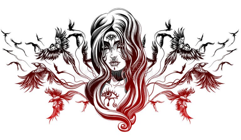 Goth Avatar Stock Illustrations – 161 Goth Avatar Stock Illustrations ...