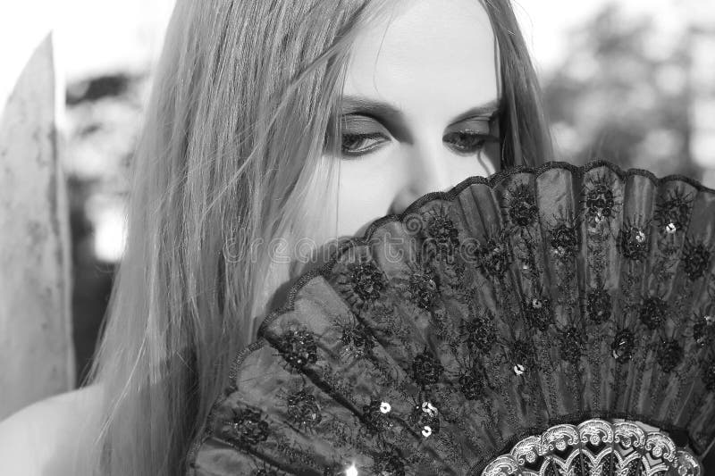 Goth girl stock photo. Image of halloween, artistic, cemetery - 32873100