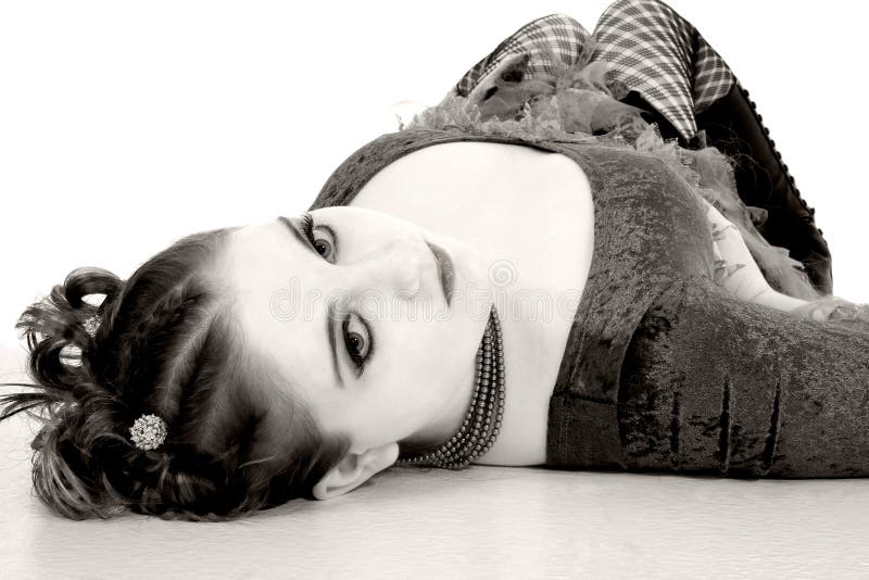 Goth Teen in Sepia stock photo. Image of fifteen, female - 704444