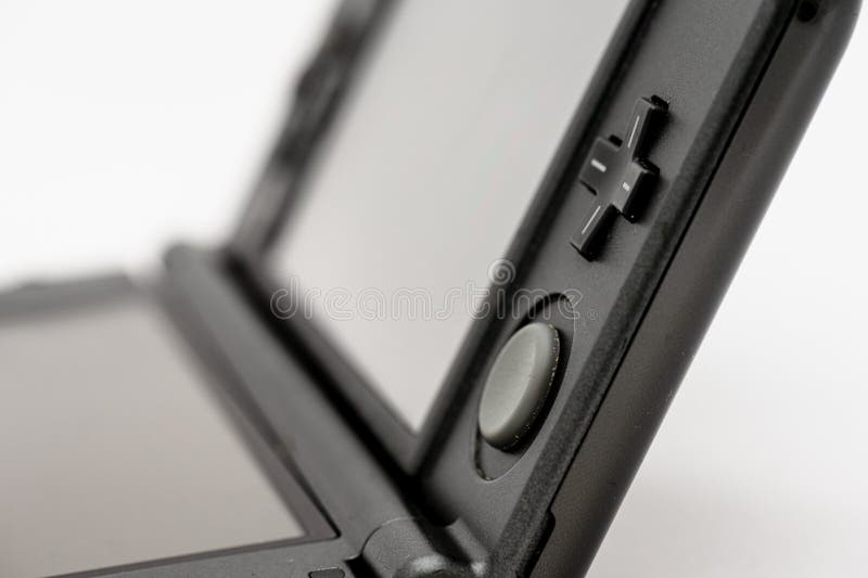 Controls and Screen of a Nintendo 3DS Handheld Gaming Console.. Stock ...