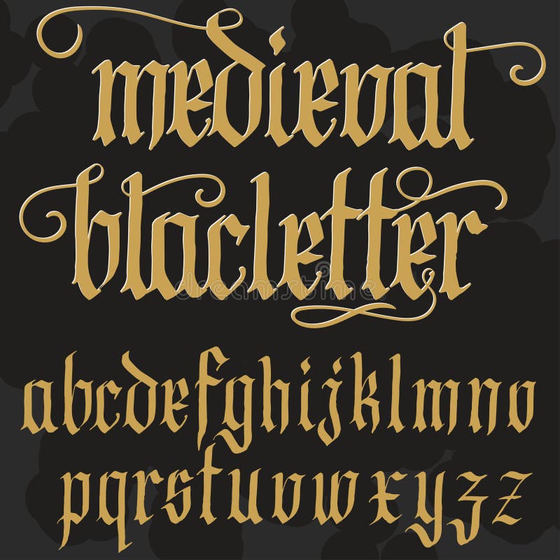 Medieval Alphabet Stock Illustrations – 2,590 Medieval Alphabet Stock ...