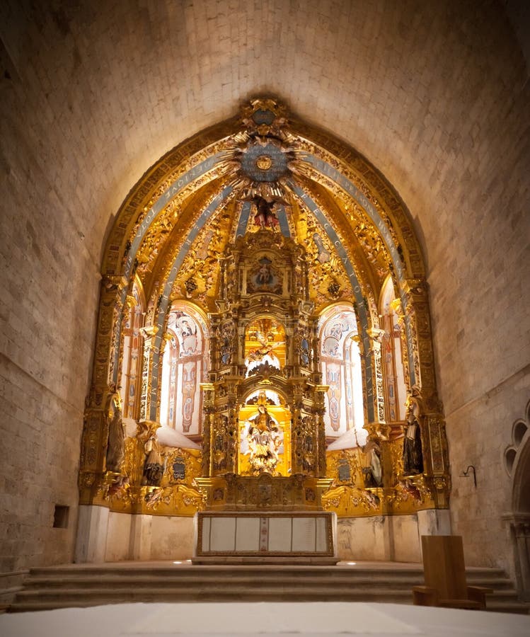 Gothic altarpiece stock photo. Image of edades, castile - 23097790