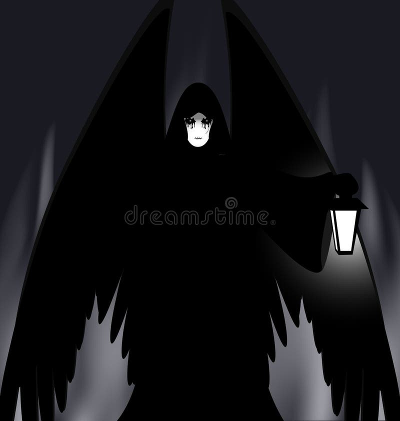 Gothic Angel - 1 stock illustration. Illustration of dark - 4917328