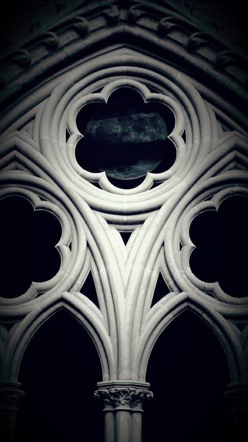 Gothic arc stock illustration. Illustration of moon, shadow - 82162503