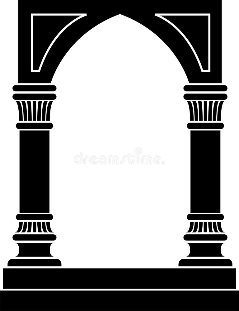 Architectural Columns Drawing Stock Illustrations – 555 Architectural ...