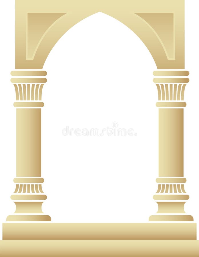 Gothic arch stock vector. Illustration of architectural - 41687786