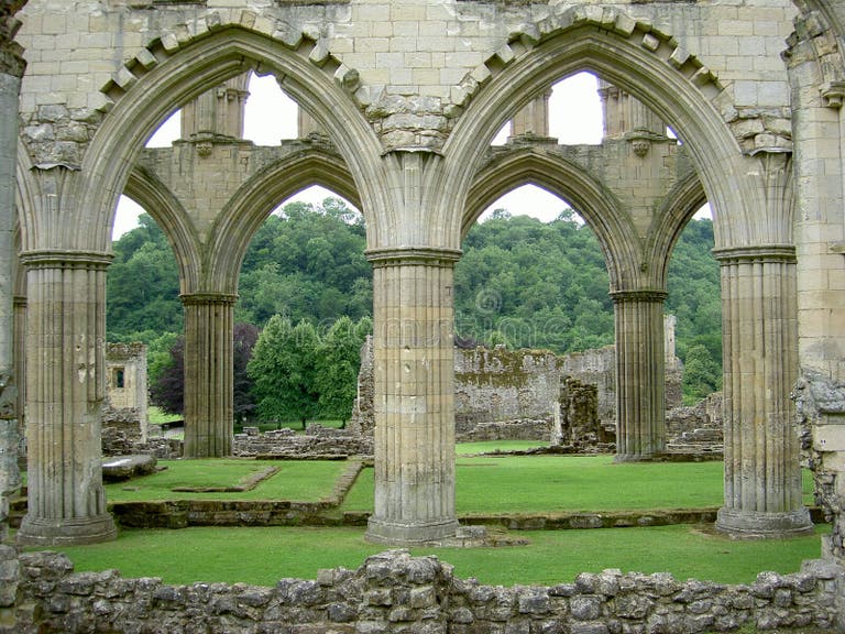 Gothic arches stock image. Image of middle, green, arches - 24755