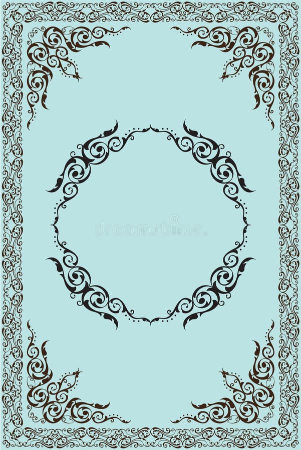 Gothic art frame stock vector. Illustration of antique - 45486703