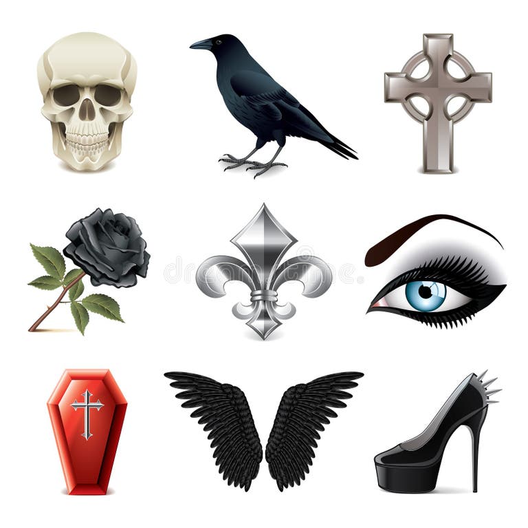 Gothic Icons Stock Illustrations – 3,952 Gothic Icons Stock ...