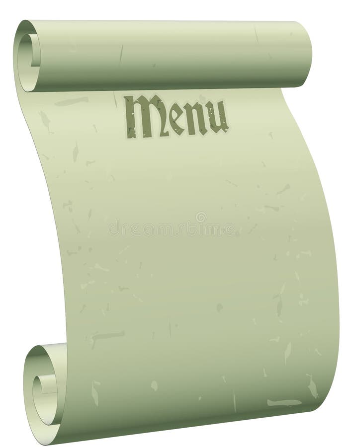 Gothic blank menu stock illustration. Illustration of menu - 13319383