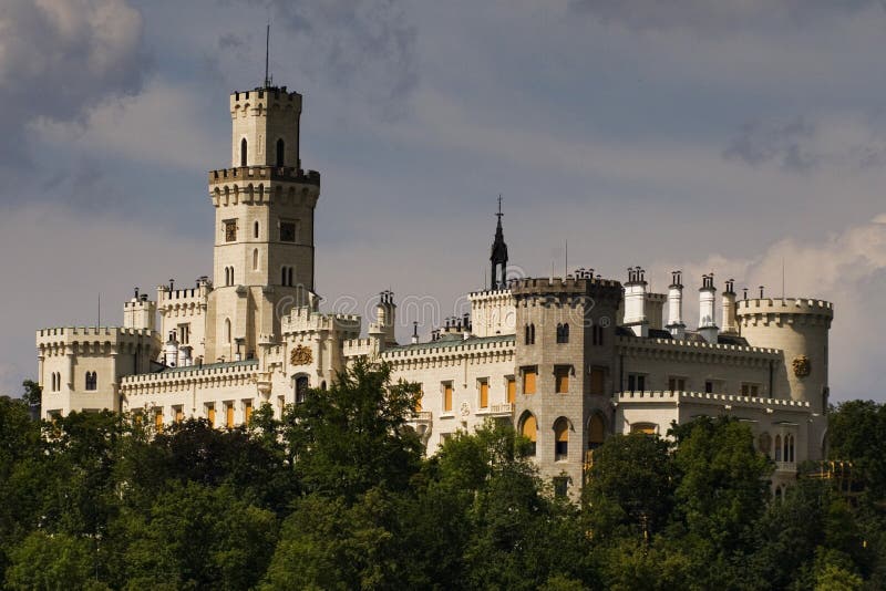 Gothic castle stock photo. Image of holiday, ancient, forest - 7169204