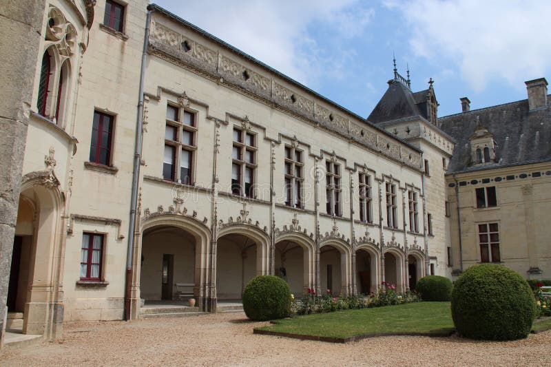Gothic Castle - Anjou - France Stock Photo - Image of architecture ...