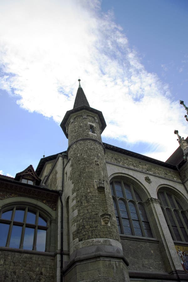 Medieval castle stock photo. Image of historical, architecture - 215092338