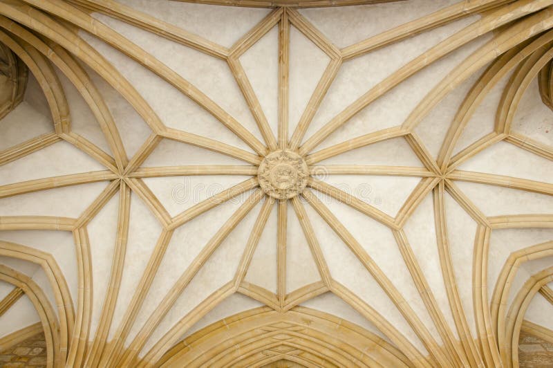 Gothic Cathedral Ceiling - Brno - Czech Republic Stock Photo - Image of ...
