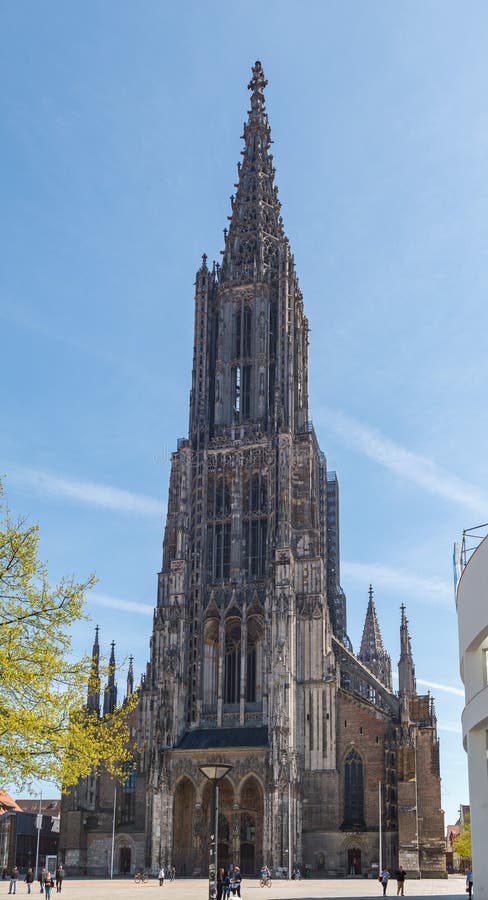 Gothic Cathedral in Downtown Ulm, Germany Editorial Photo - Image of ...