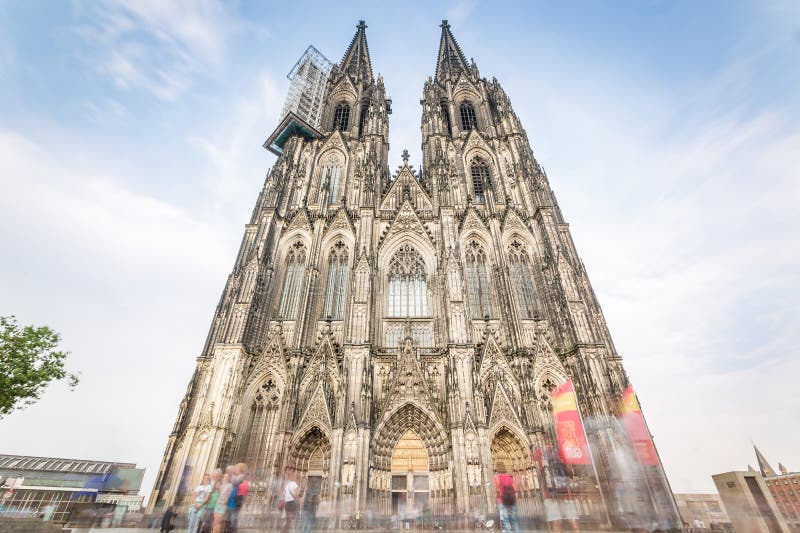 Gothic Cathedral in Koln, Germany Editorial Image - Image of famous ...