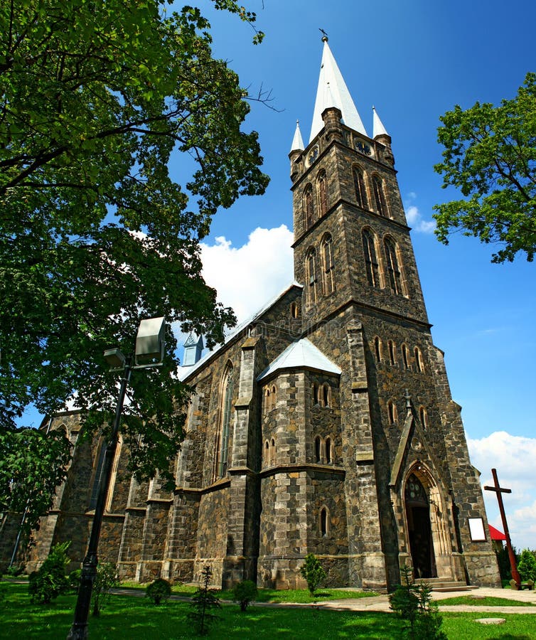 Gothic church stock image. Image of hall, history, city - 12345927