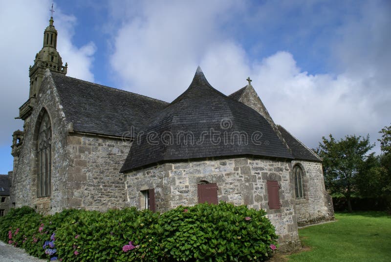 Gothic Church stock photo. Image of visit, church, brittany - 4019764